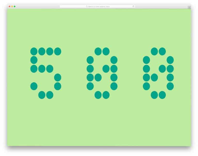 37 Beautiful 500 Error Page Templates In 2025 - uiCookies