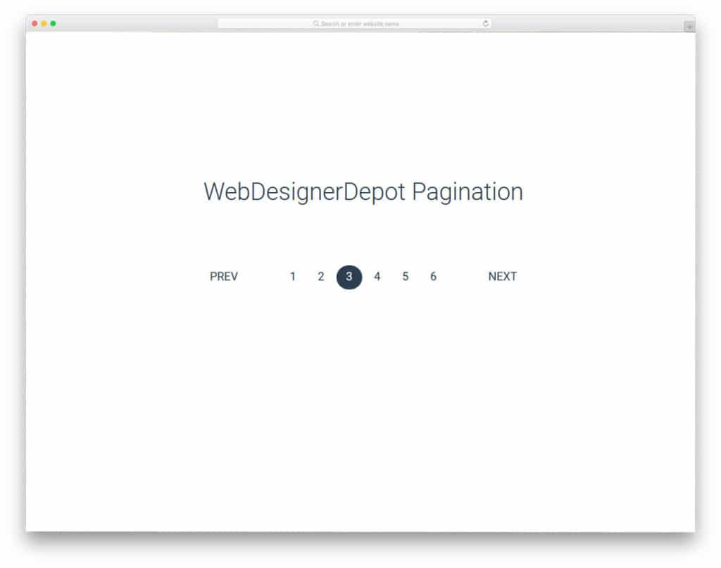32 Easy To Navigate Pagination CSS Designs In 2020