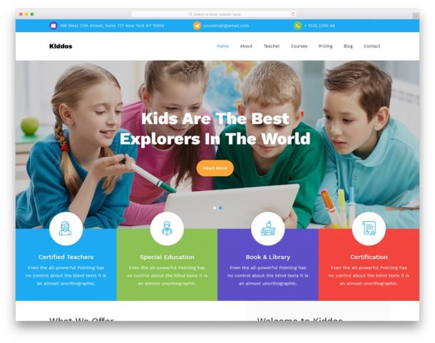 40 Best Free Education Website Templates 2026 - uiCookies
