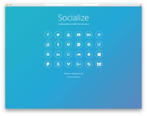 36 Practically Applicable HTML Social Media Icons Design Collection 2022