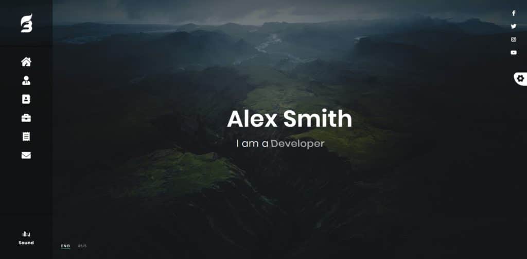 35+ Bootstrap HTML Personal Website Templates To Create The Best First ...
