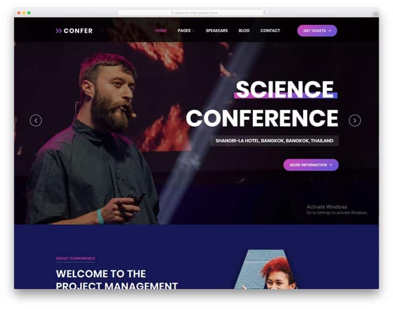 50 Best Free Event Website Templates 2026 - uiCookies