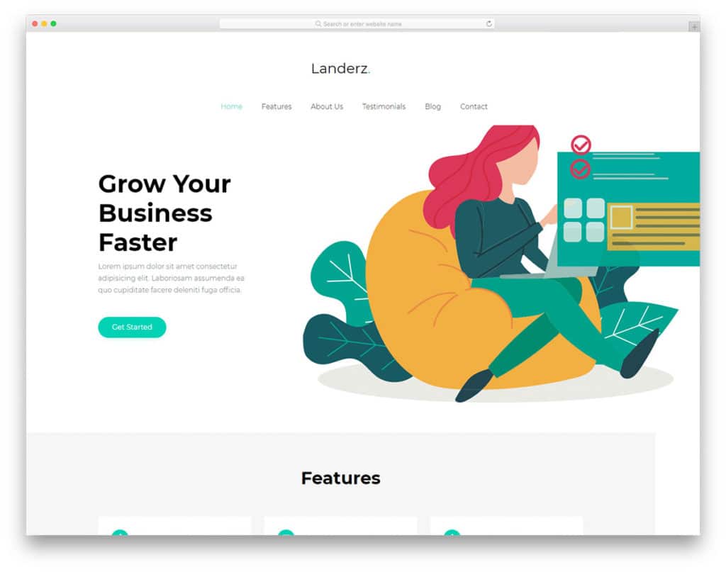 50 Free Bootstrap Business Templates With A Signature Design 2022