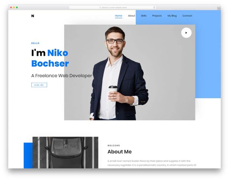 48 Free Freelancer Website Templates To Make Profitable Business 2022