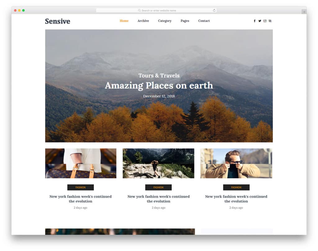 42 Best Content Focused Free Magazine Website Templates 2022