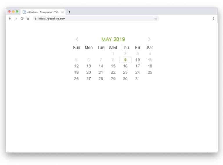 37 Professional Bootstrap Calendar Examples - 2022