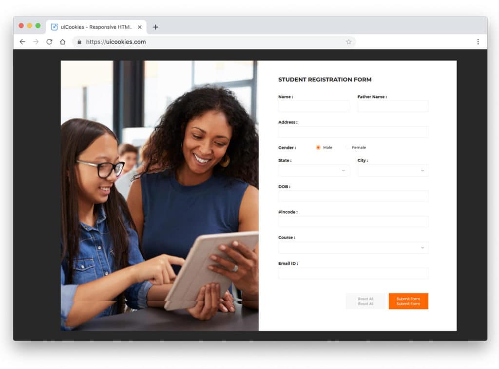 30 Bootstrap Form Template Examples Which Follows Modern Design Standards