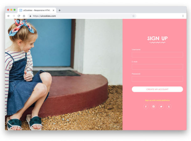 33 Properly Designed Bootstrap Registration Form Examples To Increase Signups