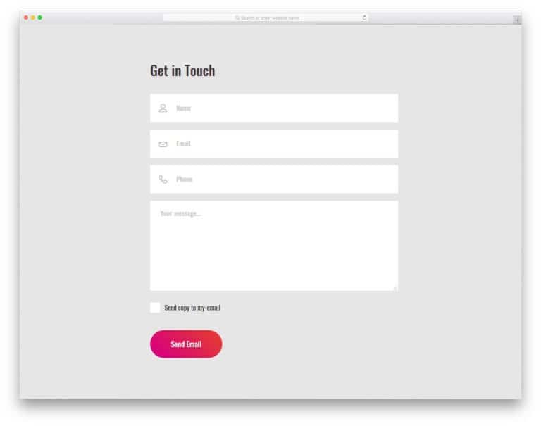 36 Bootstrap Contact Form & Contact us Page Templates 2025