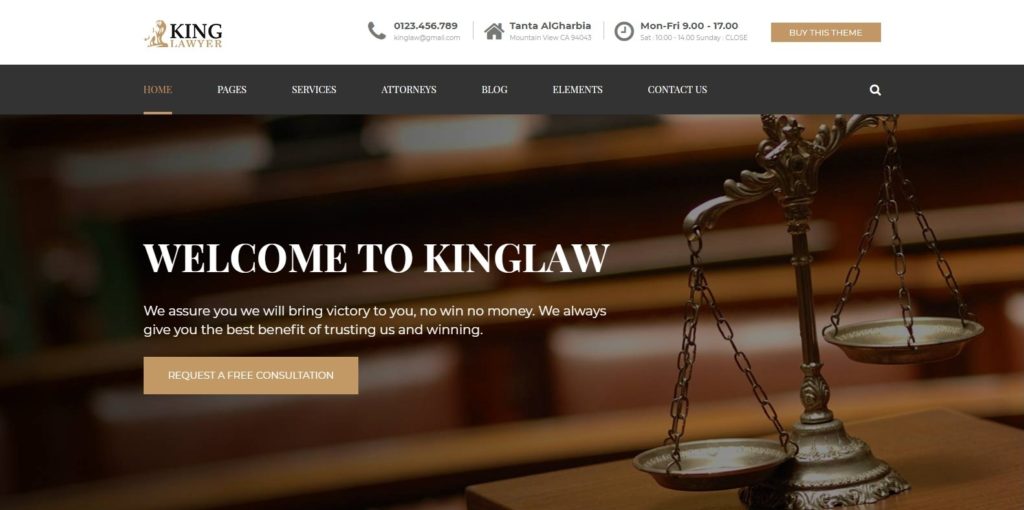 24 Attorney Website Template Options For Those Who Fight For Justice