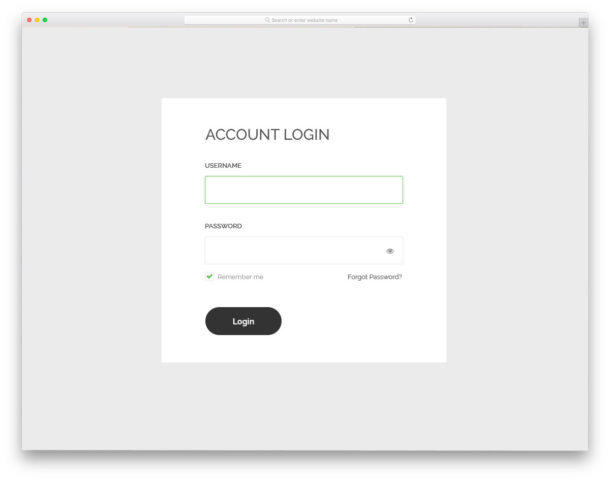 30 Bootstrap Login Form Examples With Trendy Design And Useful Options