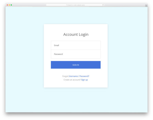 30 Bootstrap Login Form Examples With Trendy Design And Useful Options