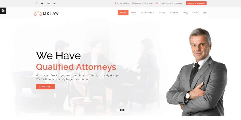 24 Attorney Website Template Options For Those Who Fight For Justice