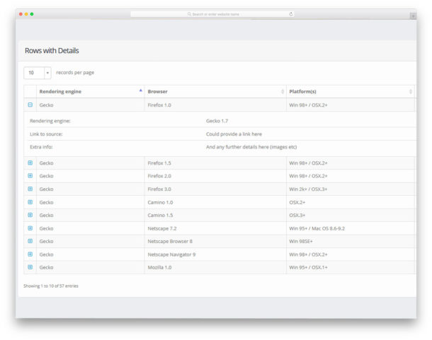 33 Bootstrap Datatable Examples For Simple And Complex Web Tables