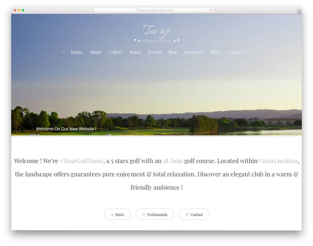 20 WordPress Golf Themes For Swanky Golf Clubs 2020