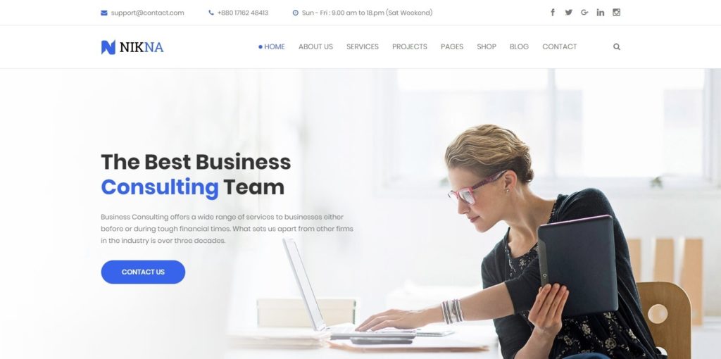 25+ Premium Consulting Website Template & WordPress Themes for 2021