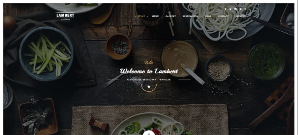 28 Awesome Restaurant Website Template & WordPress Themes 2020