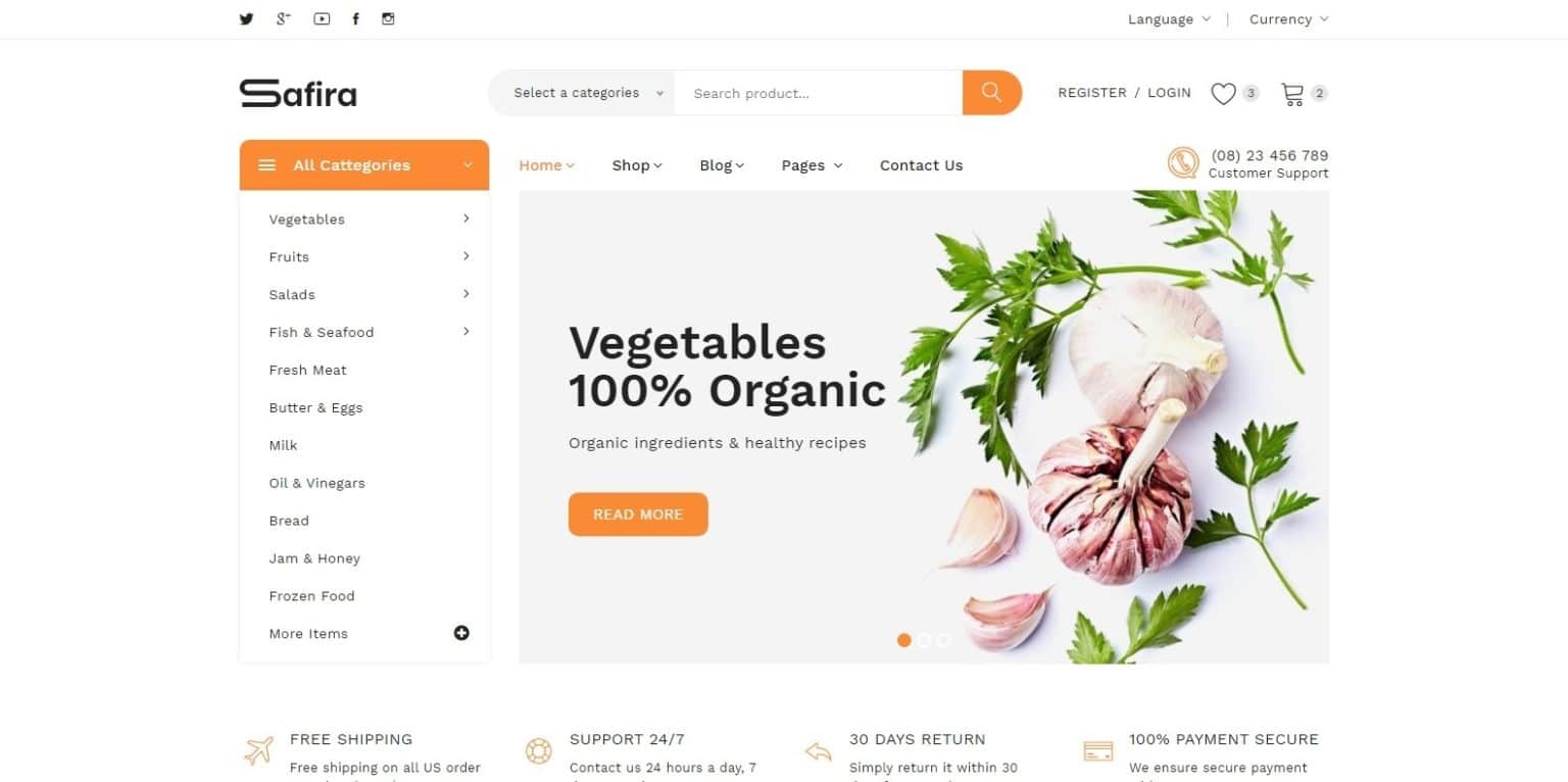 22 Best Food Website Templates 2025 - uiCookies