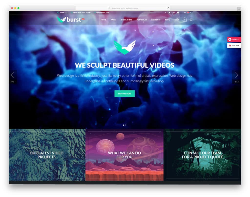 30 Interactive WordPress Themes Video Background 2022 - uiCookies