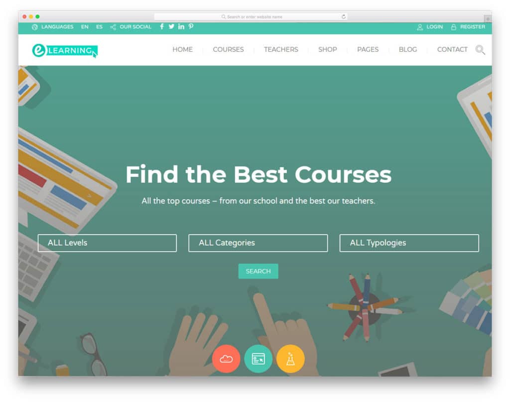 31 Online Course WordPress Theme To Easily Manage Courses & Users