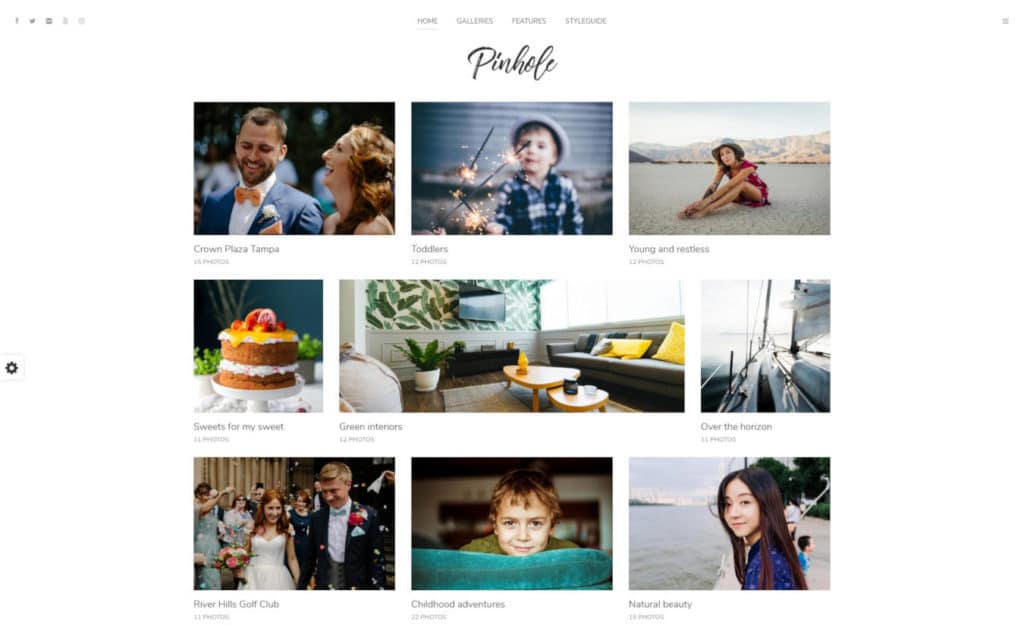 30 Brilliant Photo Gallery Website Templates & WordPress Themes
