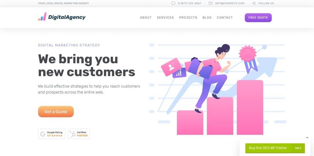 25+ Awesome Marketing Website Templates & WordPress Themes 2021