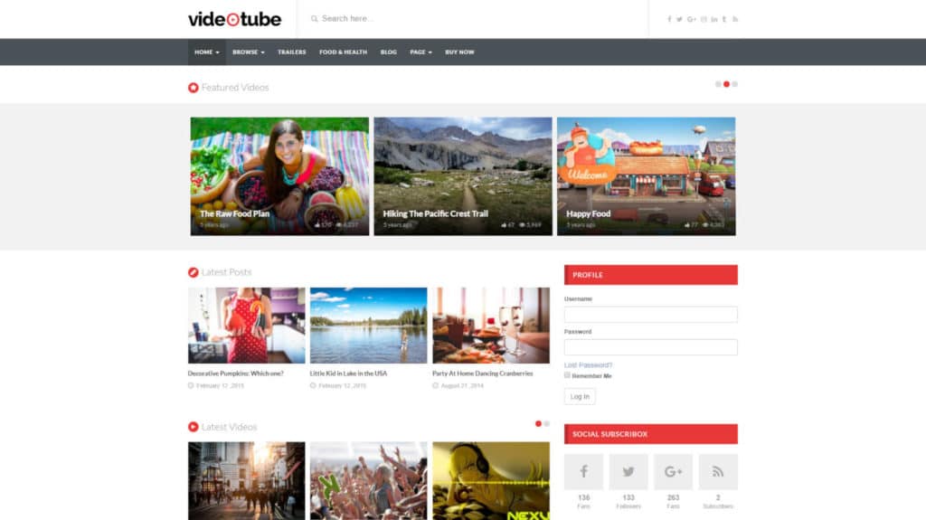 24 Premium Video Website Templates & WordPress Themes For Creative ...