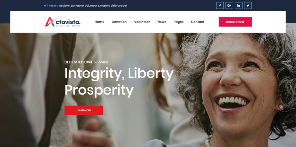 30+ Political Website Template & WordPress Themes 2021