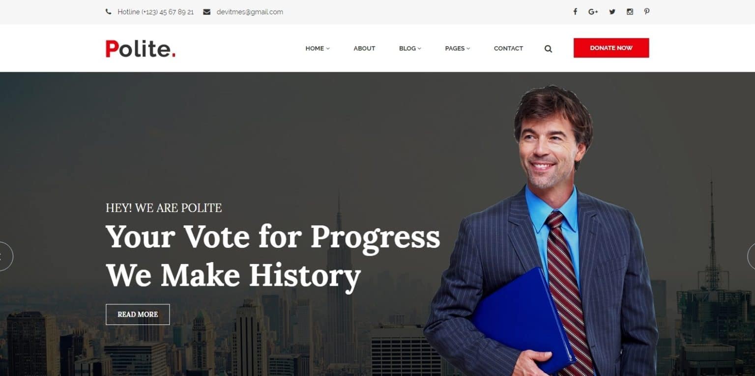 25 Best Political Website Templates 2026 - uiCookies