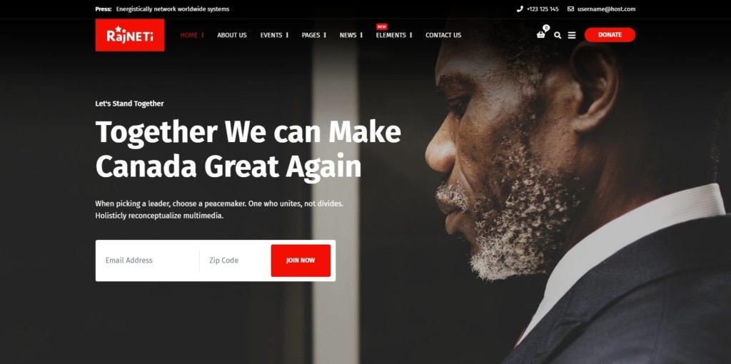 30+ Political Website Template & WordPress Themes 2021