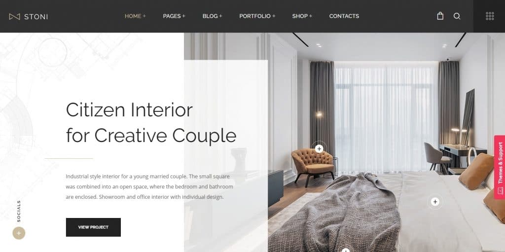 25 Engaging Interior Design Templates & WordPress Themes For Decorators ...