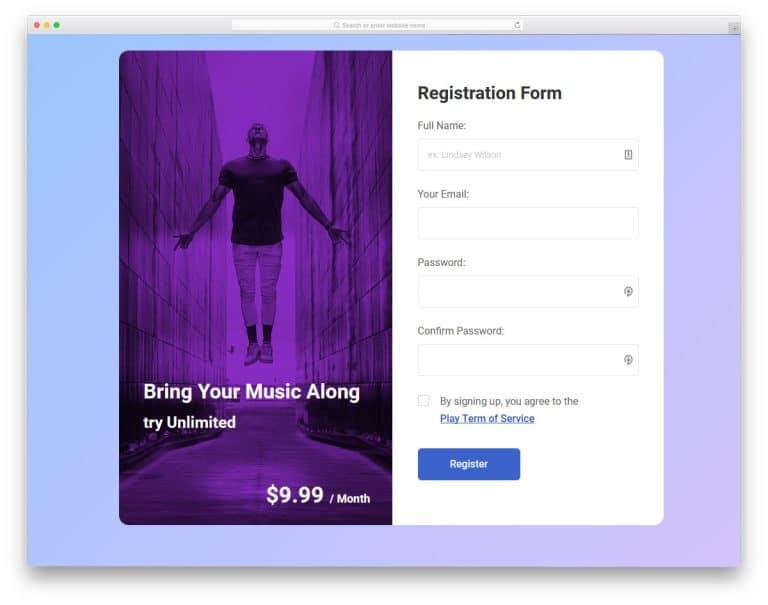 36 Best HTML Form Design Examples For Beginners 2025 - uiCookies