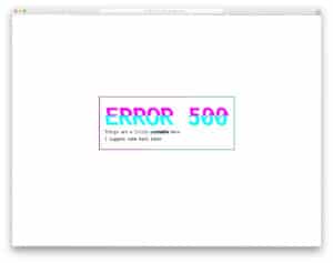 37 Beautiful 500 Error Page Templates In 2022 - uiCookies