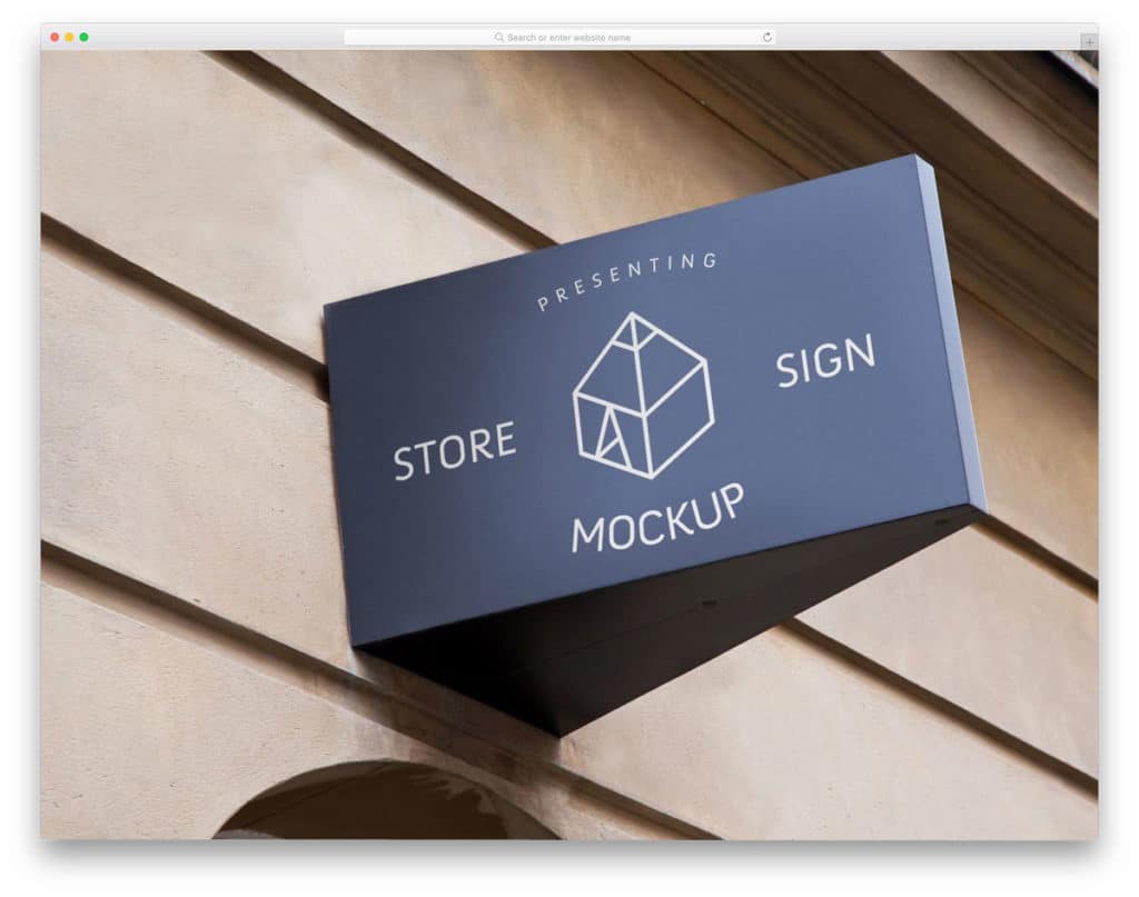 35 Vintage And Modern Sign Mockups For Commercial Stores - uiCookies