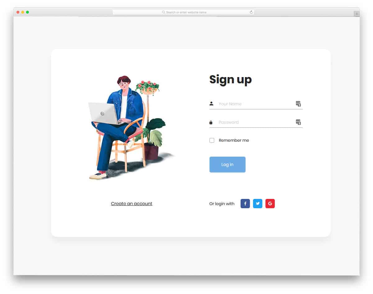 30 Bootstrap Login Form Examples With Trendy Design And Useful Options 30 Bootstrap Login Form Examples With Trendy Design And Useful Options