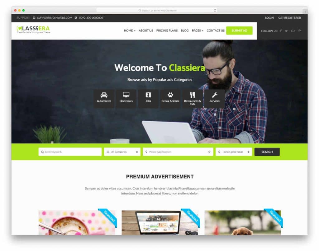 26 Smart Craigslist Templates For Classifieds Ads Websites - uiCookies