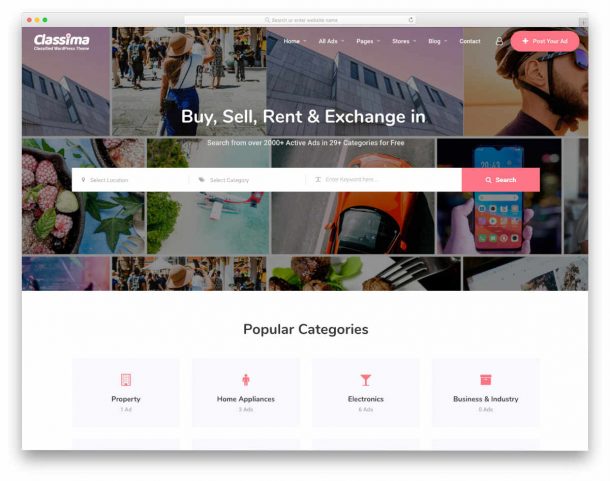 26 Smart Craigslist Templates For Classifieds Ads Websites - uiCookies