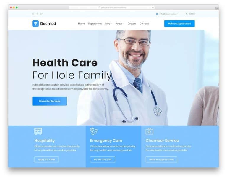 37 Best Free Doctor Website Templates 2026 - uiCookies