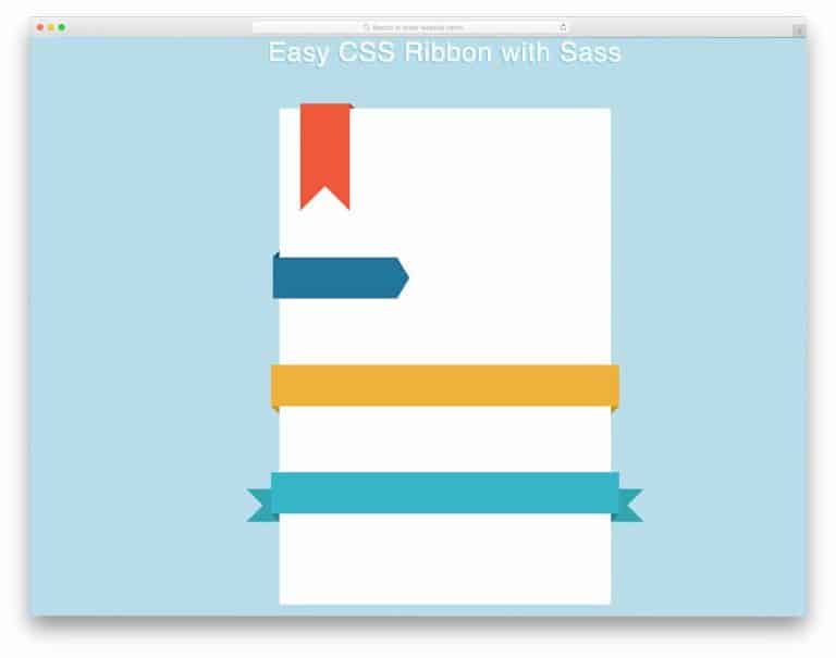 31 CSS Ribbons To Make Your Websites Look Swanky In 2020
