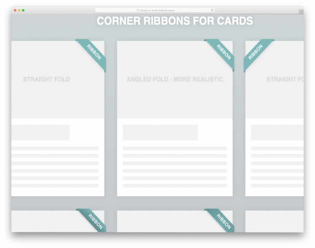 31 CSS Ribbons To Make Your Websites Look Swanky In 2020