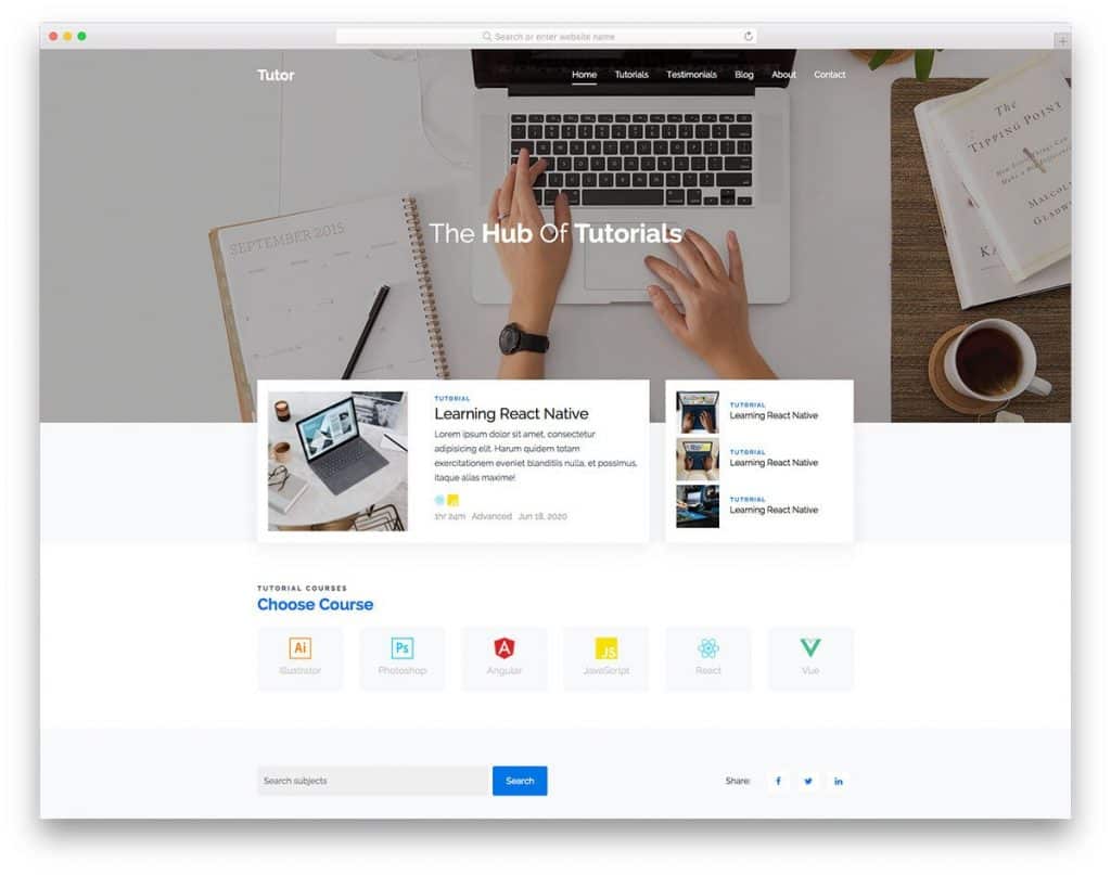 40 Best Free Bootstrap College Website Templates 2025 - uiCookies