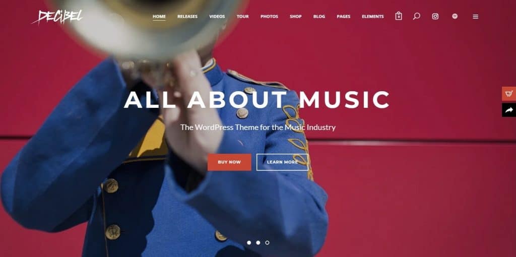 20 WordPress Recording Studio Website Template For Creative People