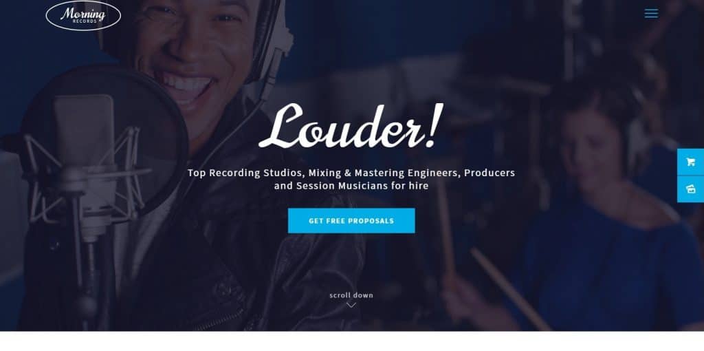 20 WordPress Recording Studio Website Template For Creative People