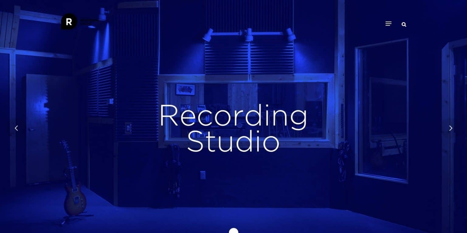 20 WordPress Recording Studio Website Template For Creative People