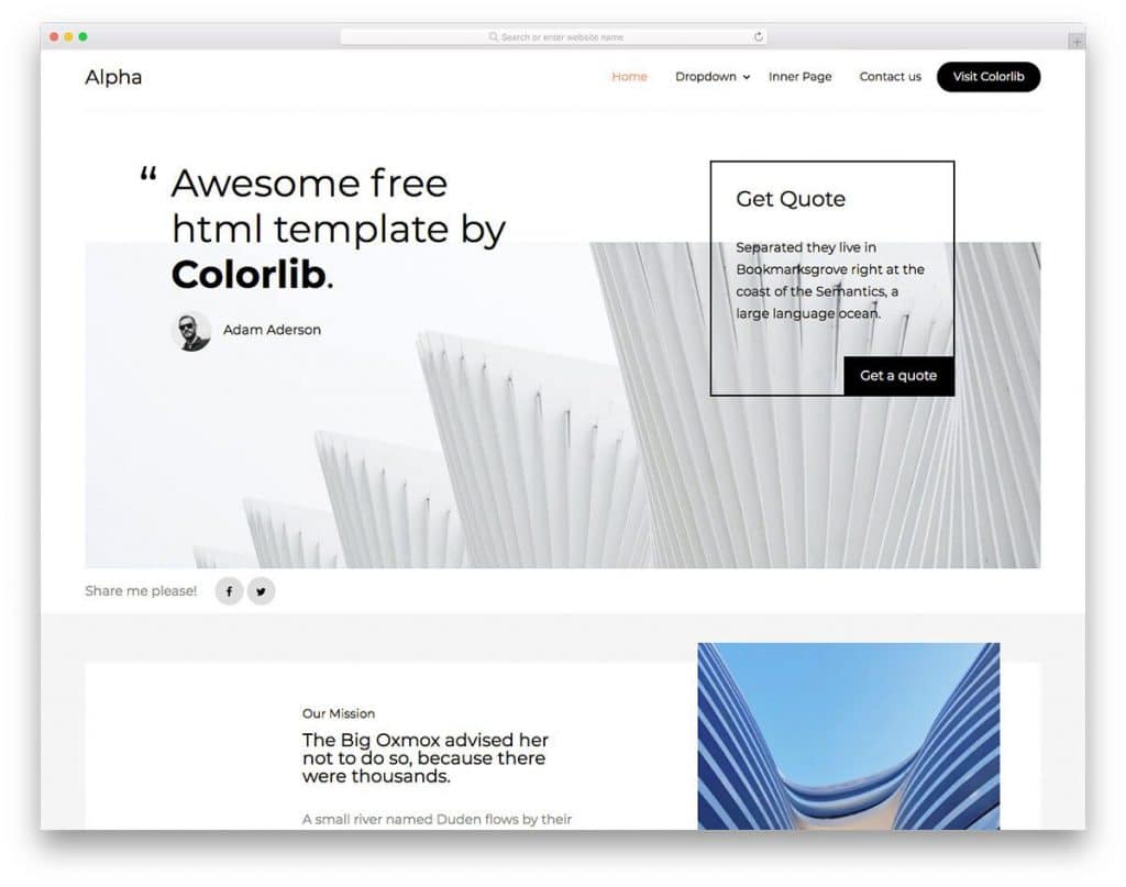 40 Best Free Simple Website Templates 2026 - uiCookies