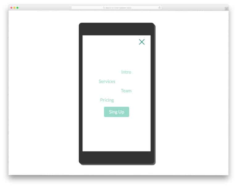 37 Best CSS Mobile Menu Templates 2025 - uiCookies