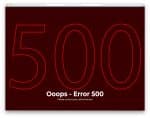 37 Beautiful 500 Error Page Templates In 2025 - uiCookies