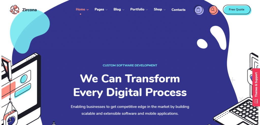 25+ Best WordPress Themes and HTML Technology Website Templates for ...