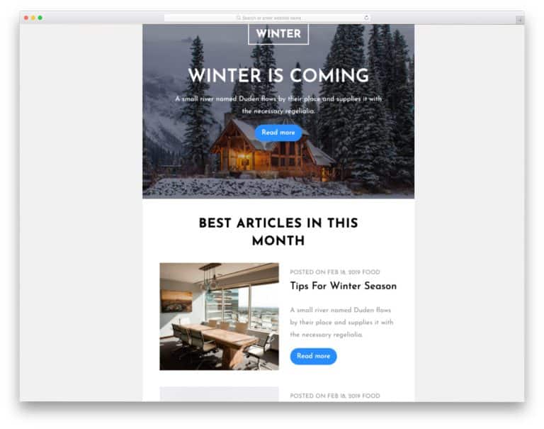 35 Best Free MailChimp Email Templates 2025 - uiCookies