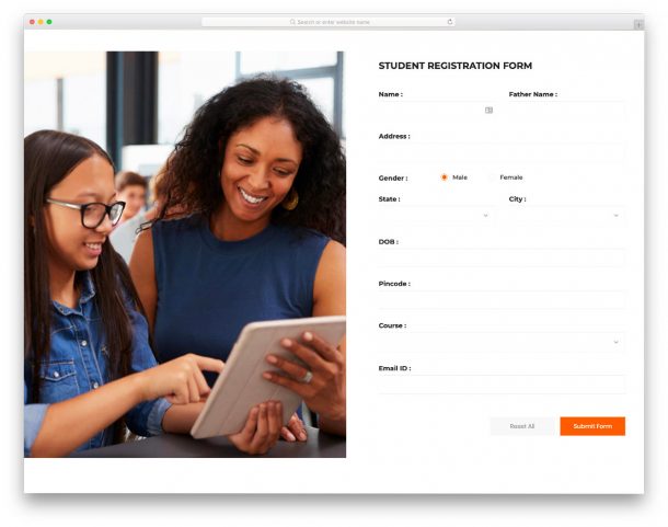 33 Properly Designed Bootstrap Registration Form Examples To Increase ...